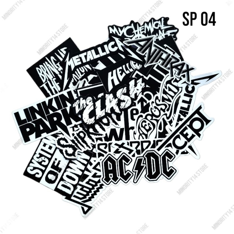 Sticker Pack Sticker Brand Sticker Punk Rock Metal Music Band Oldskool ...
