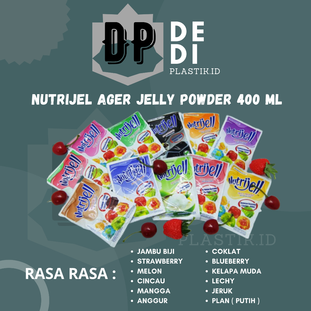 Nutrijell - Jelly Powder Economical Packaging/Instant agar 10g | Shopee ...