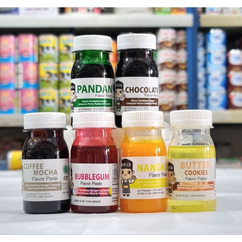 Mohler 60ml Pandan Paste, Mocca Paste, Bubble Gum Paste, Butter Cookies ...