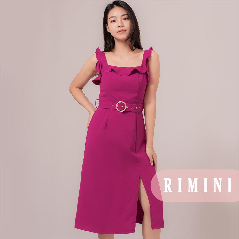 RIMINI- Girls Dress Simple Valentine's Party Dress Midi XS-XL- Aimee ...