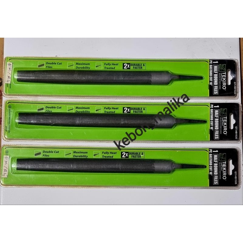 Tekiro 10 inch semi-round iron file | Shopee Philippines