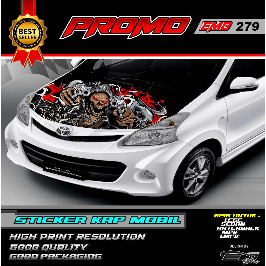 VENOM AESTHETIC ENGINE HOOD VARIATION STICKER-CUSTOM DECAL STICKERS FOR ...