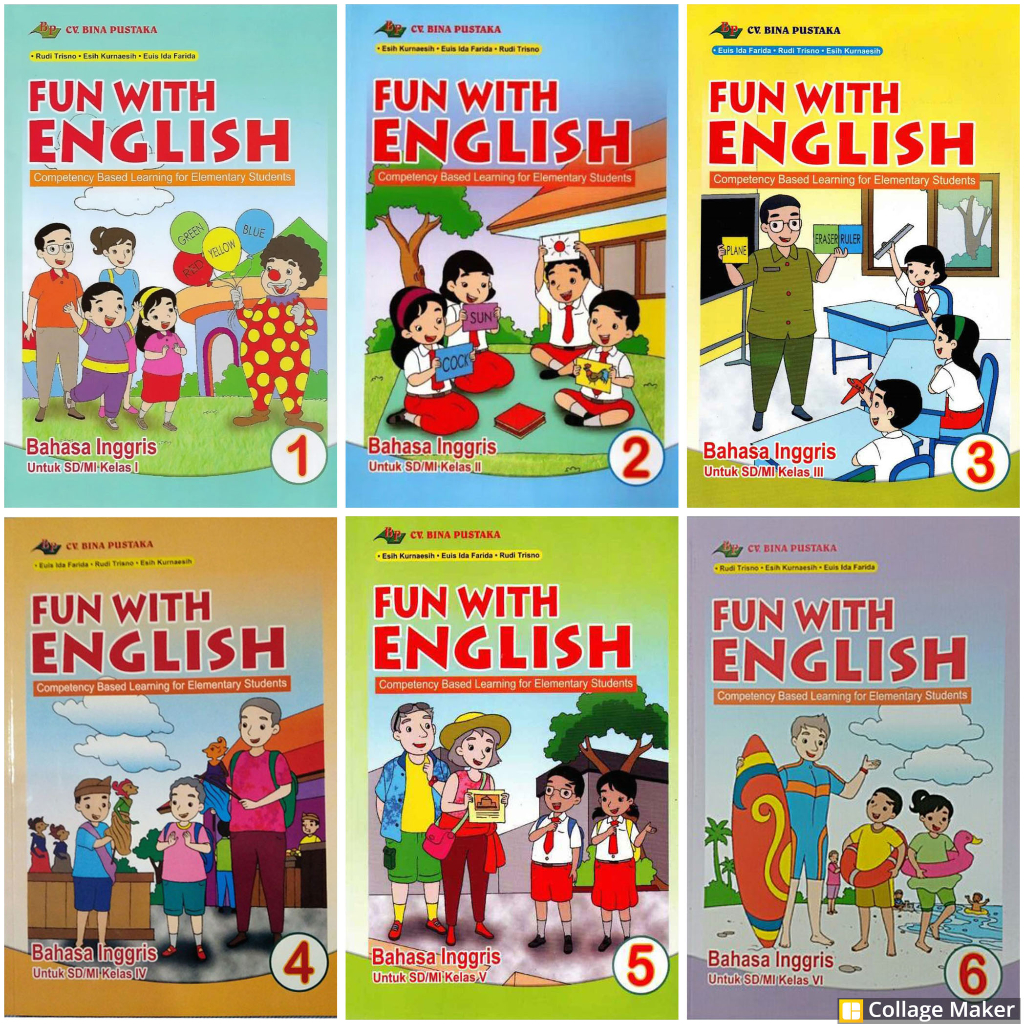 FUN WITH ENGLISH ENGLISH book for class 1 2 3 4 5 6 elementary school ...