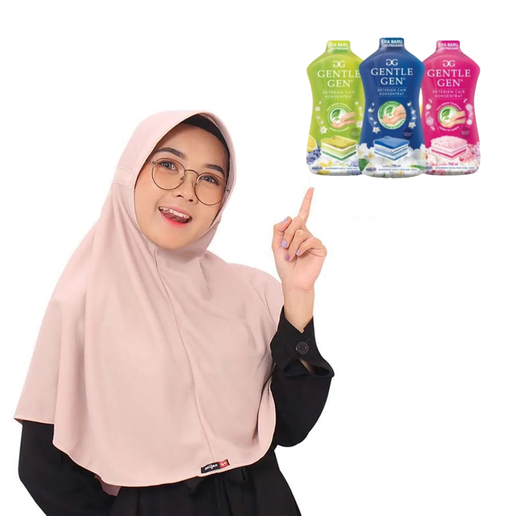 3btl GG 700ml Instant Hijab Elmie Jilbab Jersey | Shopee Philippines