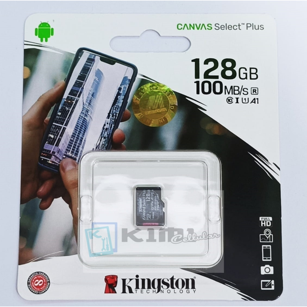 Kingston MicroSD Card Canvas Select Plus Class 10 MicroSDXC 128GB | Shopee Philippines
