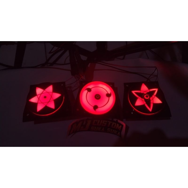 Devil sharingan Rotating viral all motor PNP Bracket 3 inch | Shopee ...