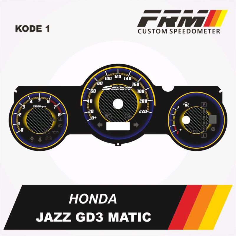 Honda Jazz GD3 manual custom speedometer Panel | Shopee Philippines