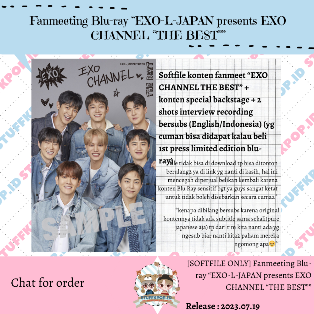 [tixcon.id] Fanmeeting Blu-ray “EXO-L-japan presents EXO channel “the ...