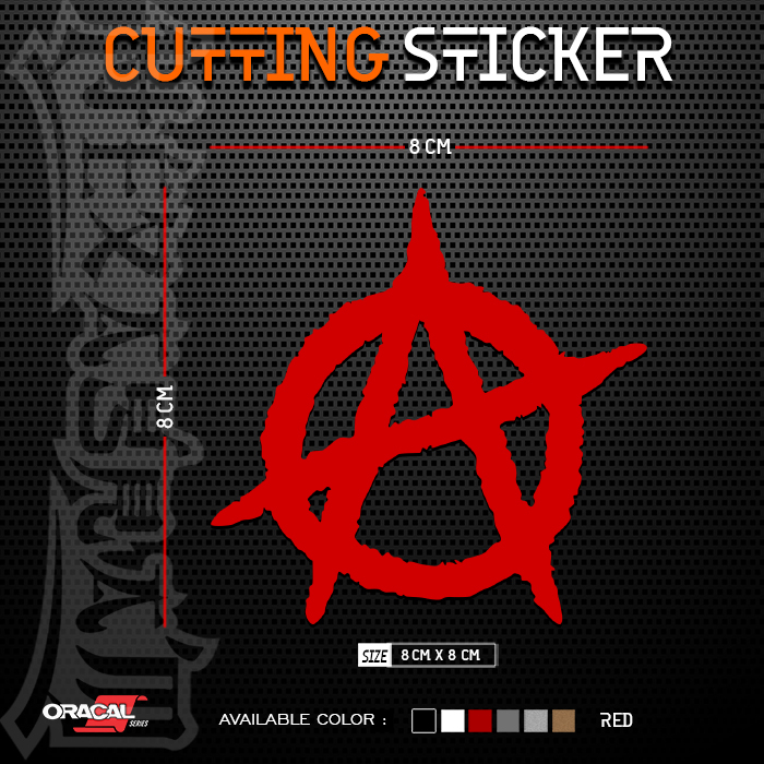 Cutting Sticker ANARCHY Logo | ANARCHY Logo Cutting Sticker | ANARCHY ...