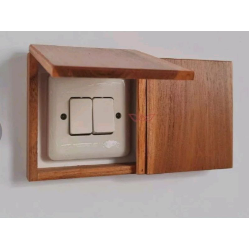 KAYU 100% Genuine Teak Wood Light Switch Frame 3D Glow in the Dark ...