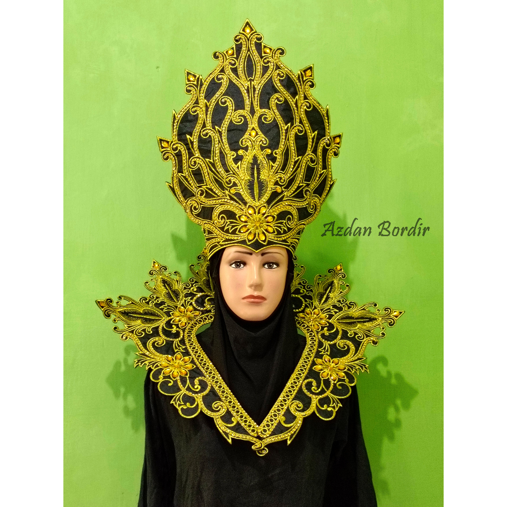 Embroidered Lace Dance Accessories/Headdress Siger Sakura | Shopee ...