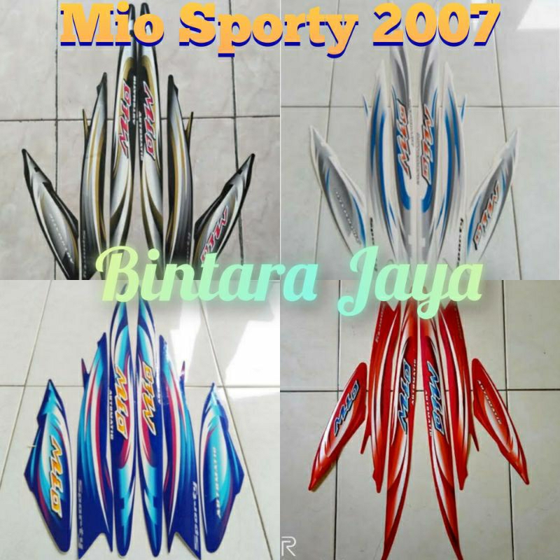 Yamaha Mio Sporty Trim Striping Sticker In 2007 | Shopee Philippines