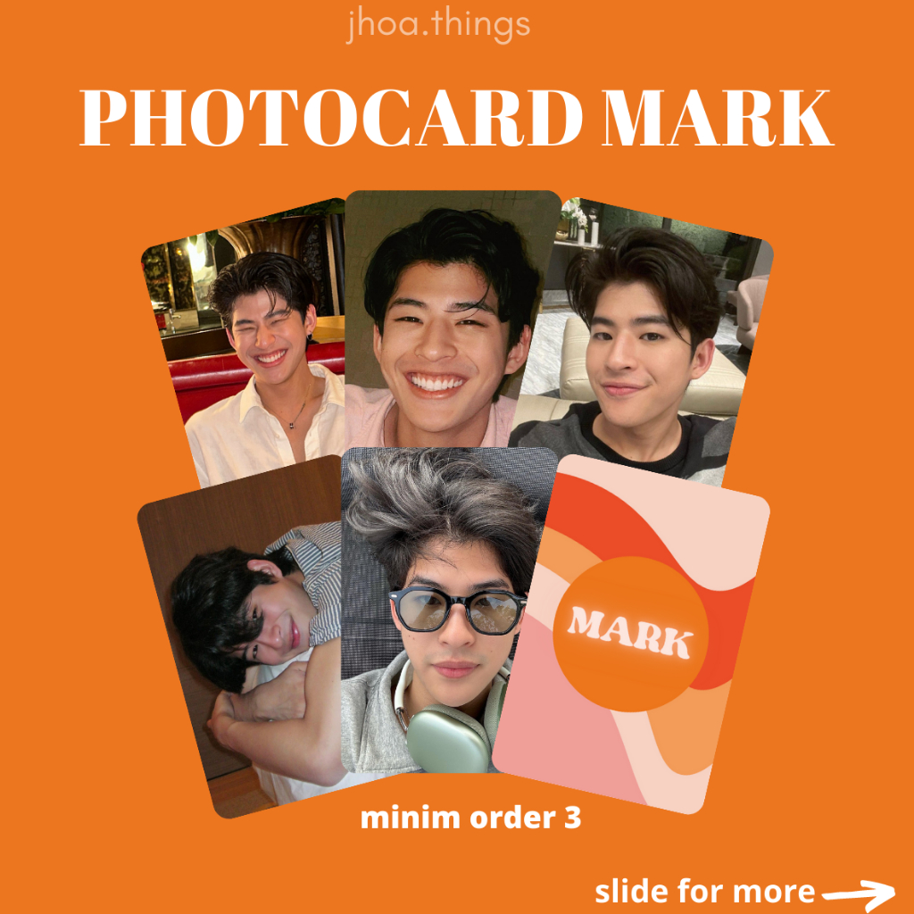 [Blessing] Photocard MARK PAKIN THAI ACTOR GMMTV BL SERIES | Shopee Philippines