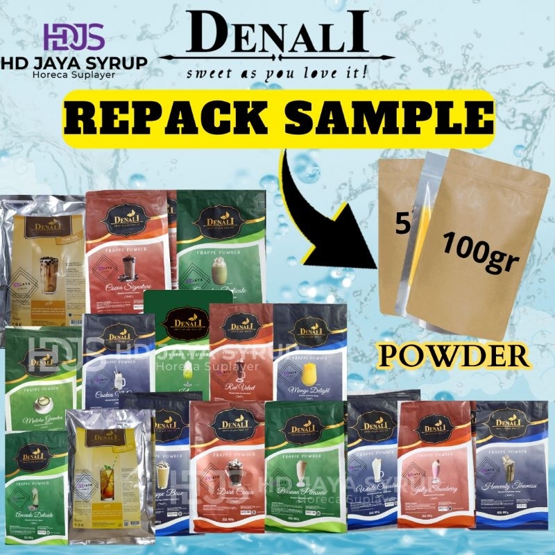 Denali Powder (All variants Repack sample) 100gr | Shopee Philippines