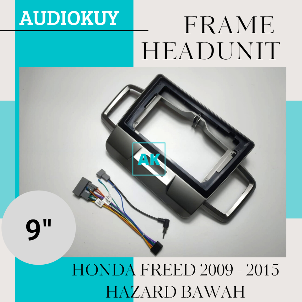 Honda Freed 9 Inch Android Head unit Frame / 9 Inch Head unit Frame ...