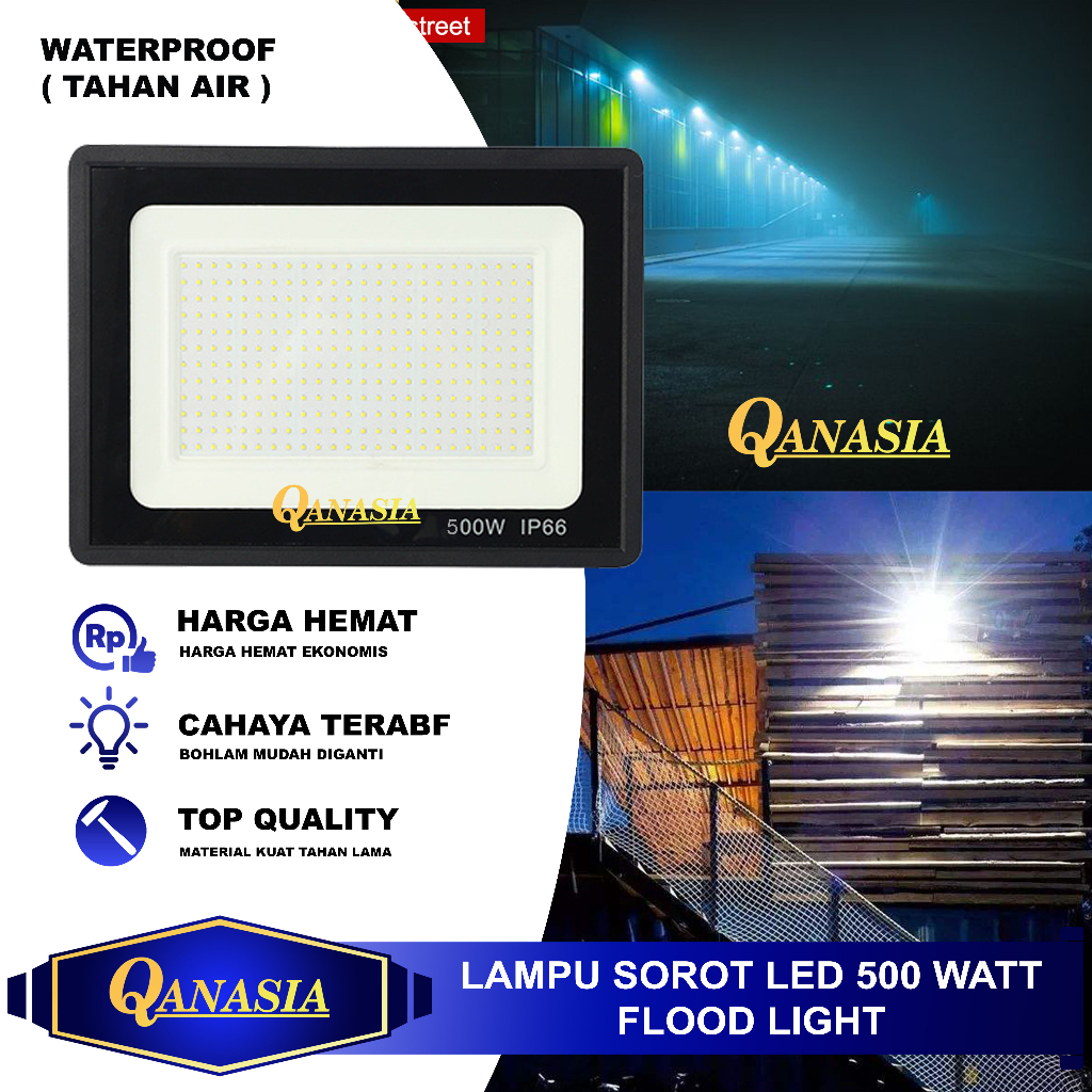 500w LED Spotlight Flood Light Shooting Outdoor 500 Watt | Shopee ...
