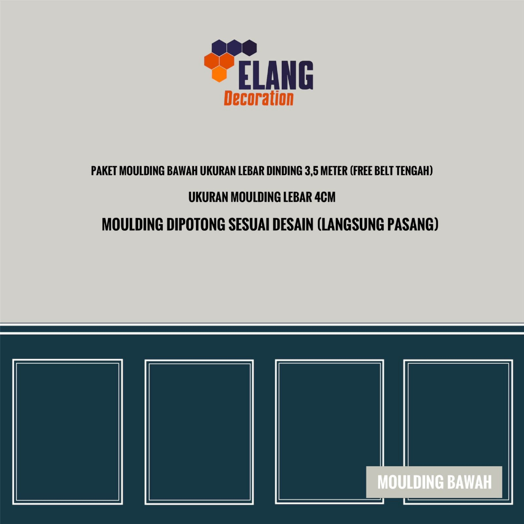 BOTTOM MOULDING & MIDDLE BELT MOULDING TOASTER WALL WIDTH 3.5 METERS ...