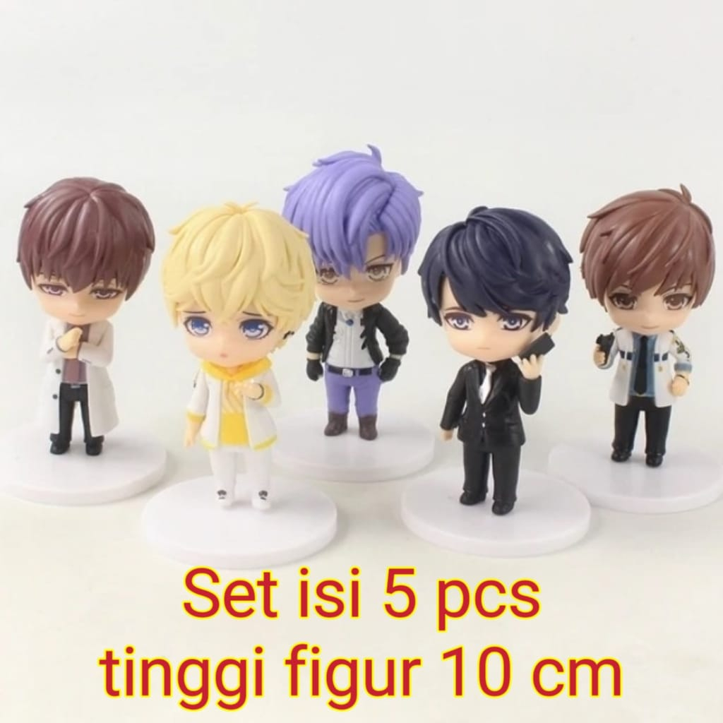 Evol Love Figure Anime Kira Zen Simon Set contains 5 pcs | Shopee ...