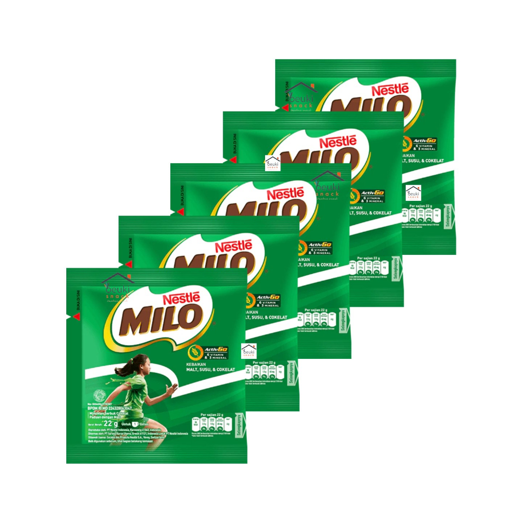 5PCS Nestle Milo Activ-Go Chocolate Milk Powder Drink | Shopee Philippines