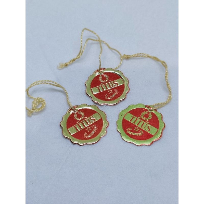 GANTUNGAN Titus hang tag ori swiss made solvil et titus Hanger label ...