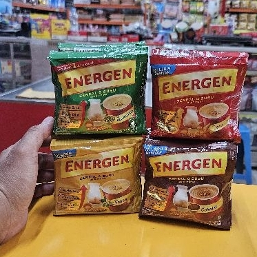 Renteng 10 SACHETS - ENERGEN CHOCOLATE - VANILLA - DATES - CHAMPION ...