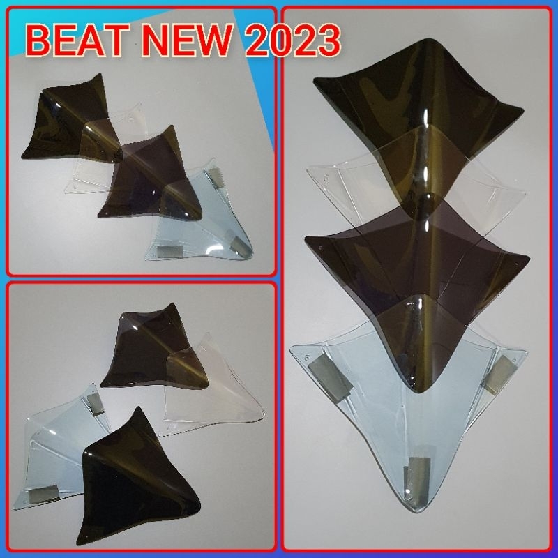 Visor BEAT DELUXE 2020 AND NEW 2023 FREE DOUBLE TAPE 3M | Shopee ...