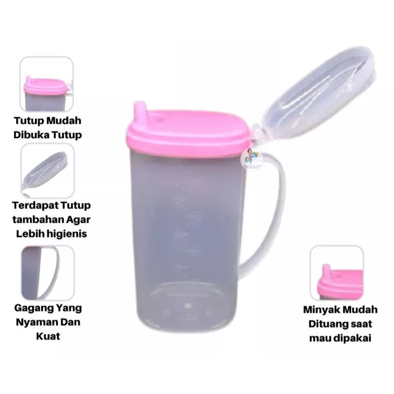 1 Liter / 2 Liter Oil Container - Plastic Oil Container - Practical Oil ...