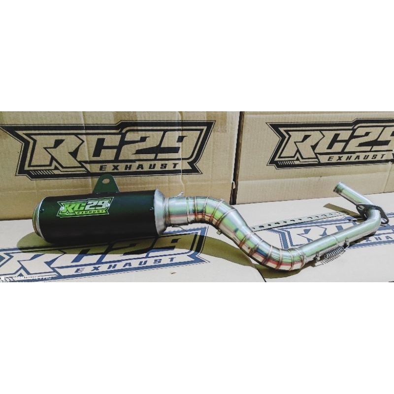 Original RACING EXHAUST RC29EXHAUST GP1 SERIES BEAT /VARIO/N-MAX/PCX ...