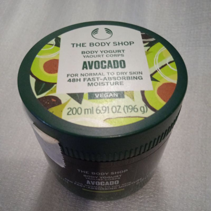 The body shop avocado body yogurt | Shopee Philippines