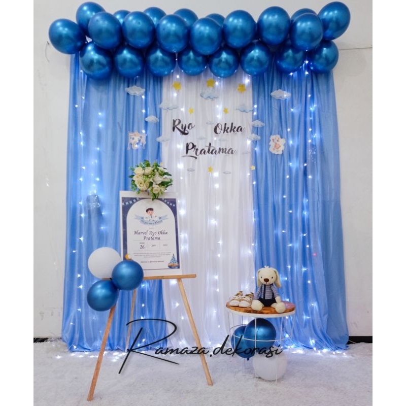 Aqiqah Decoration Package CHROME Balloons Thanksgiving Circumcision ...