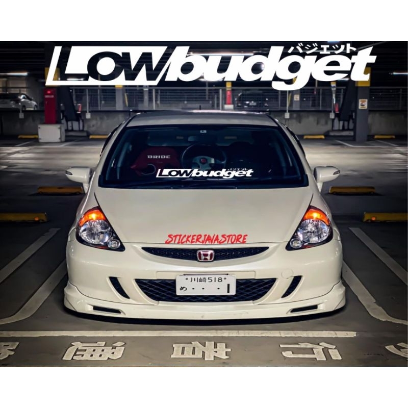 Car Stickers LOWBUDGET CUTTING Stickers Car Glass Stickers | Shopee ...