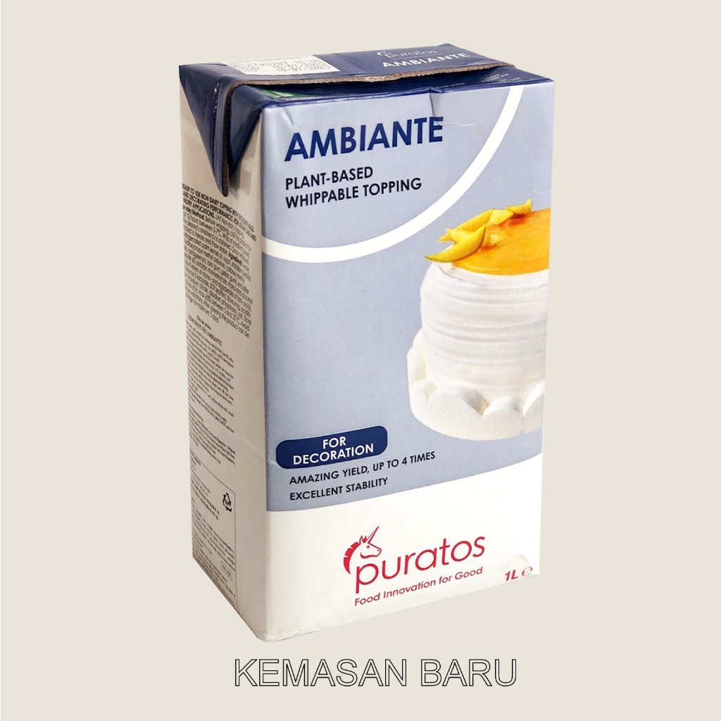 Puratos AMBIANTE Topping 1l - Whipping Cream 1 Liter | Shopee Philippines