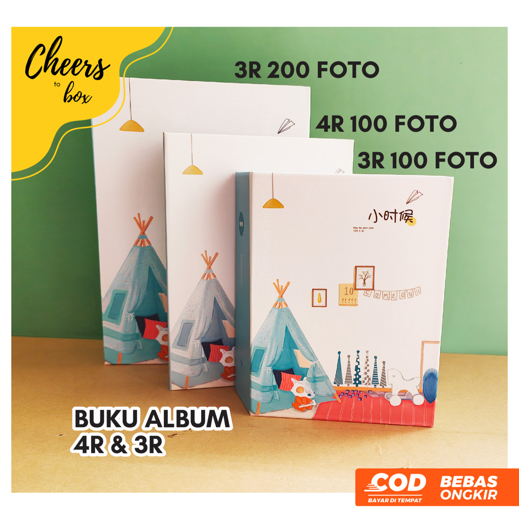 4R AND 3R ALBUM Book CONTENTS 100 AND 200 PHOTOS / Photo Place / Collection Book | Shopee ...