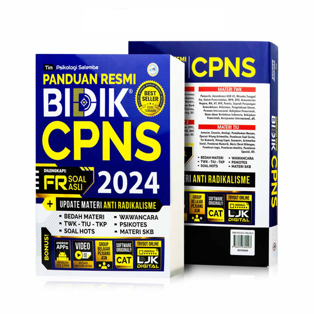 Cpns 2023 2024 Test Book/CPNS 2023 Official Guidelines Latest Edition ...