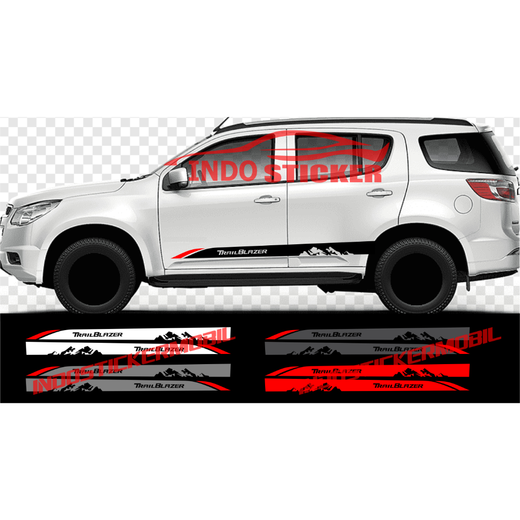 Cutting trailblazer car stickers, chevrolet trailblazer car stickers ...