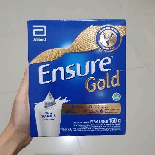 Ensure Gold milk for adults in 150g VANILLA flavored boxes | Shopee ...
