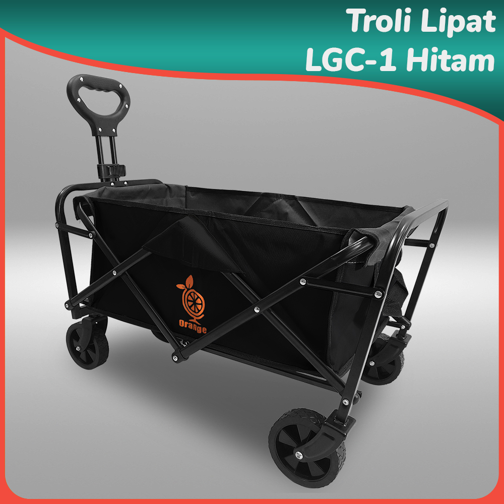 Troly Camping Wagon Folding Cart Shopping Cart Beach Cart with Large ...