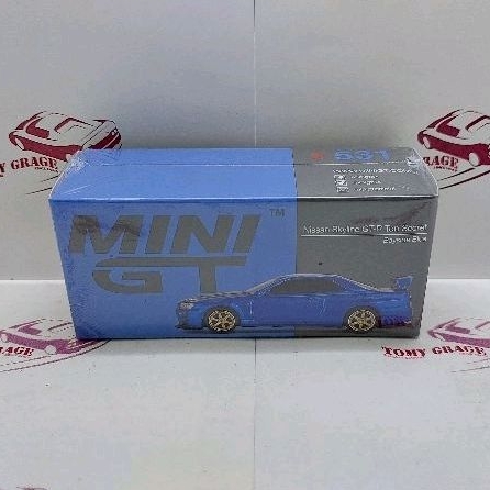Mini GT 531 Nissan Skyline GT-R Top Secret Bayside Blue | Shopee ...