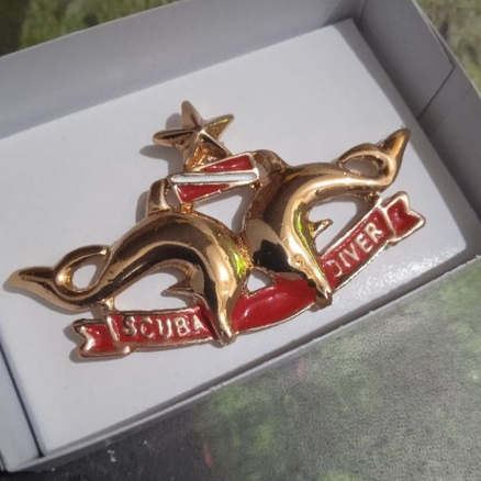 Brevet wing pin badge pdh tni ad scuba diver | Shopee Philippines