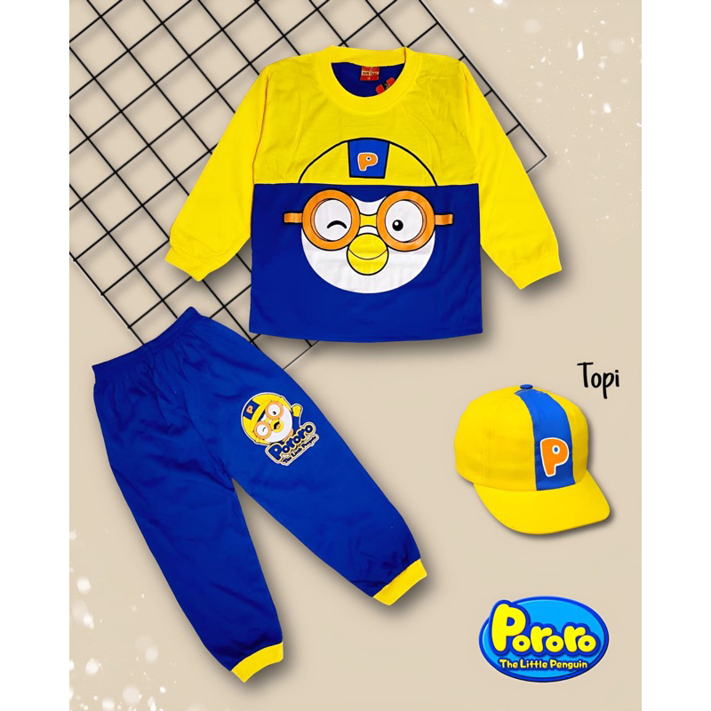 Pororo Clothes For Children Aged 1-10 Years Can Wear Cute PORORO Hats ...