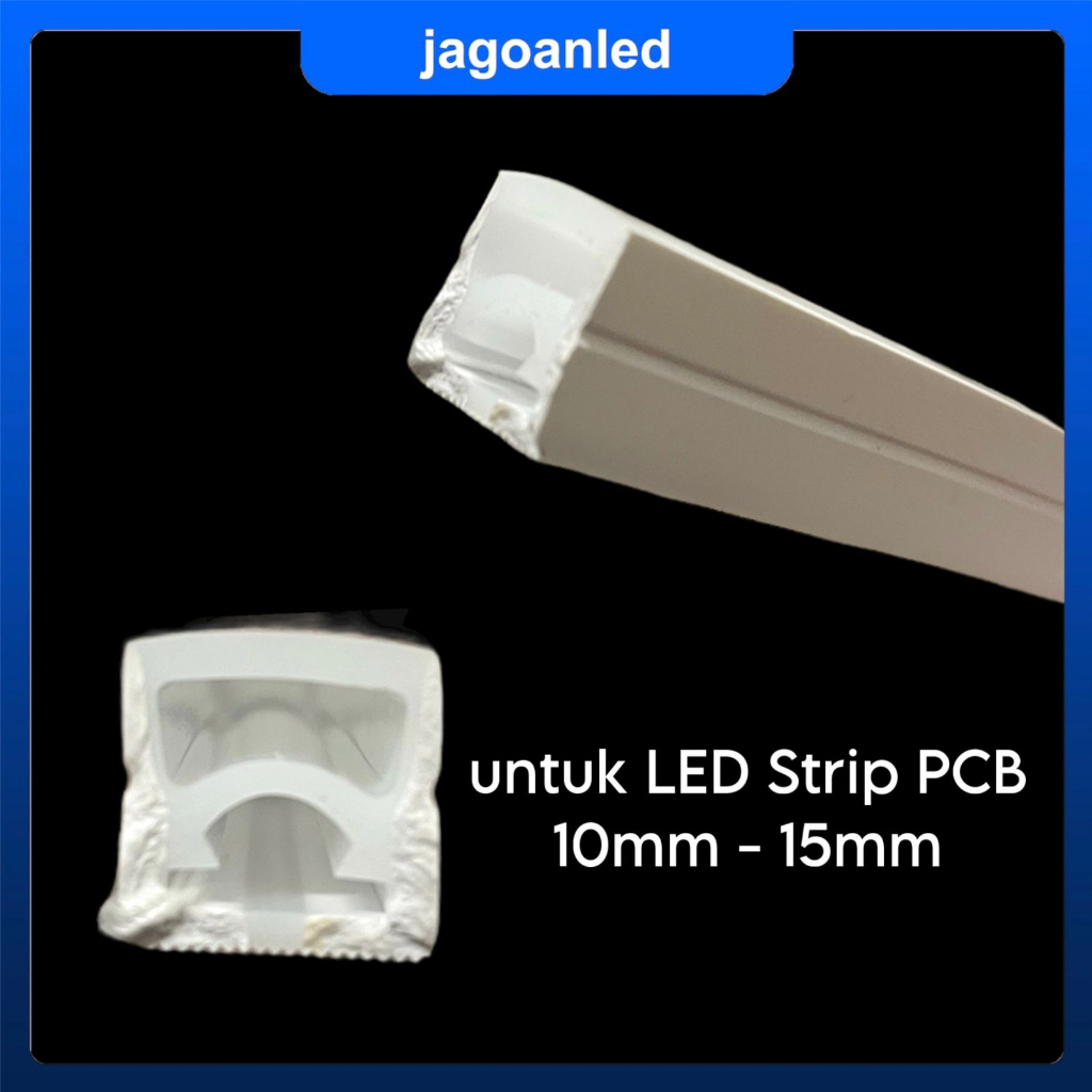 Led Hose Rubber Silicone Tube 20x20mm Protective LED Strip pcb 10mm ...