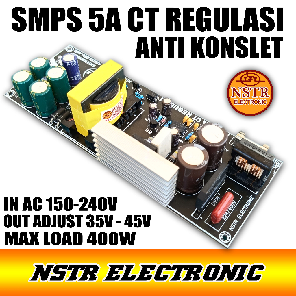 SMPS 5A CT REGULATOR OUT ADJUST 35V - 45V ANTI CONSLET | Shopee Philippines