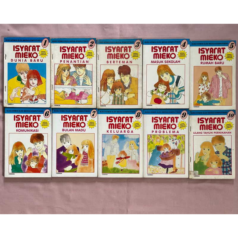 Mieko Sign Comics Volume 1 - 10 (Completed) Junko Karube | Shopee Philippines
