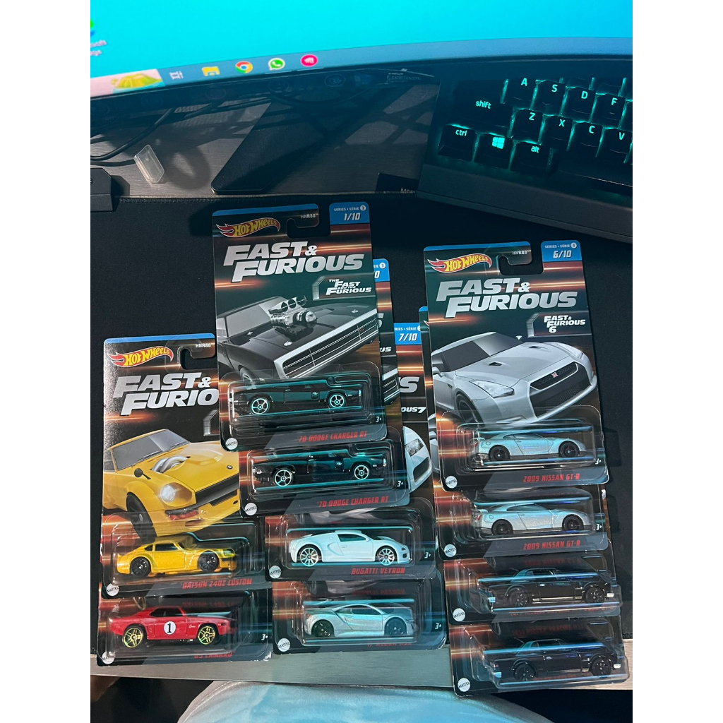 Hotwheels fast furious fnf wave 3 nissan GTR r35 datsun dodge charger ...