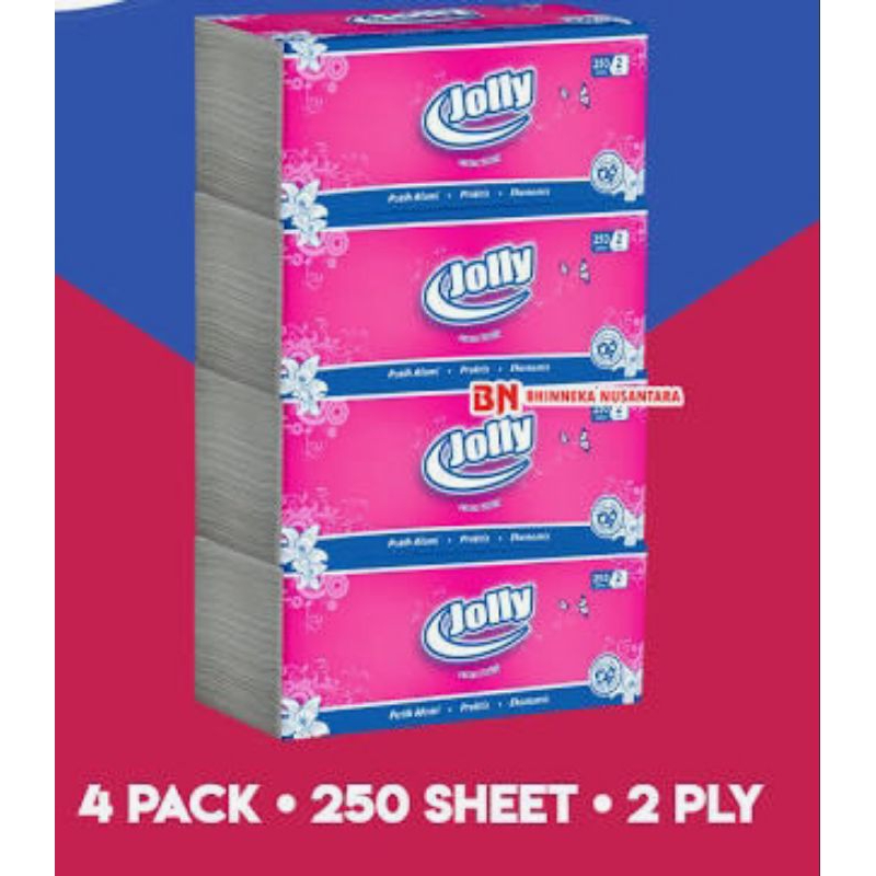 Jolly tissue 250 sheets | Shopee Philippines