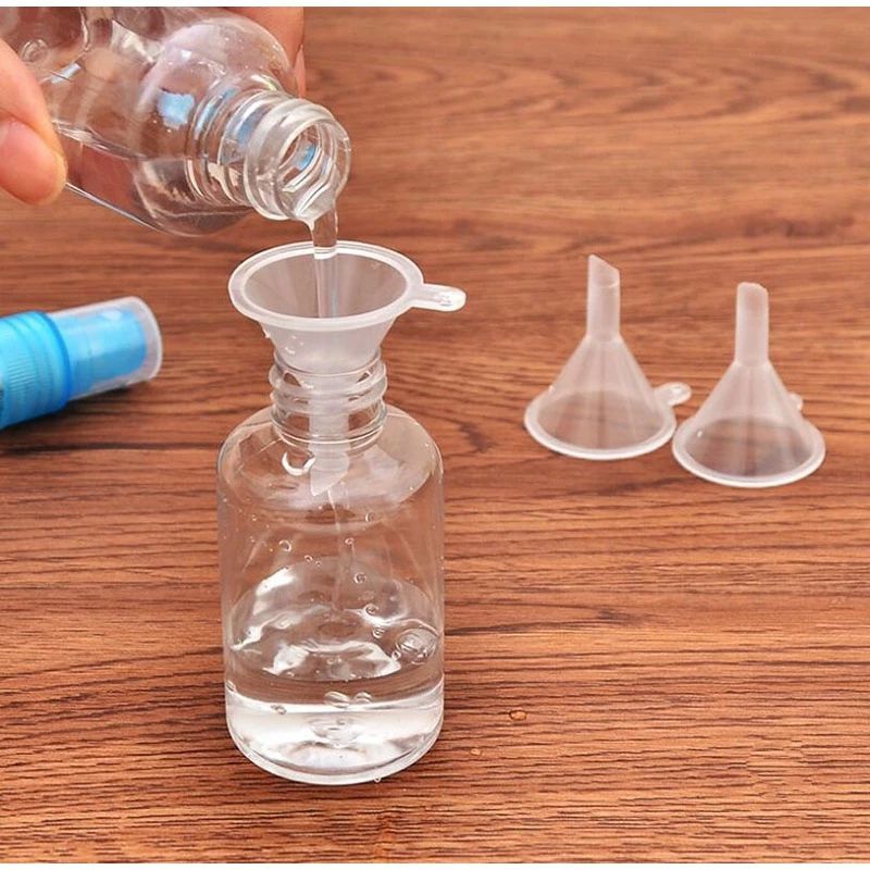 TRANSPARENT PLASTIC MINI FUNNEL SMALL Perfume FUNNEL/ Multipurpose ...