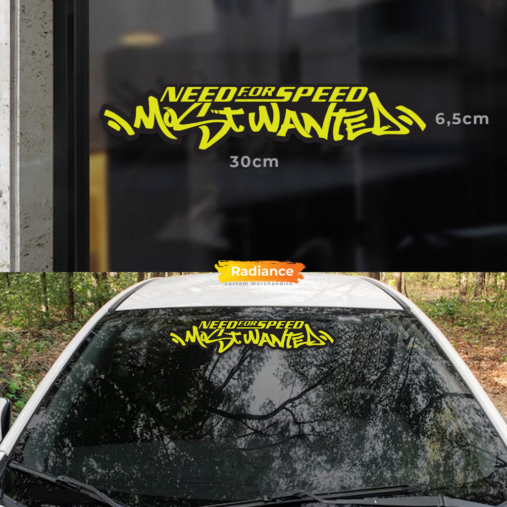Sticker cutting Car Glass need for speed custom oracal Sticker decal ...