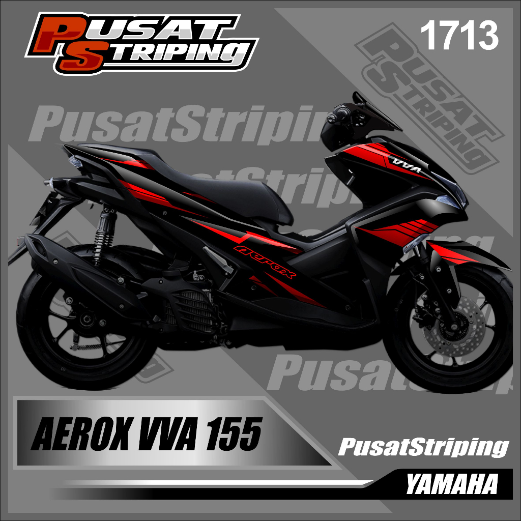 Aerox 155 Motorcycle Decal NEW- Free Custom Design Like2- Motorcycle ...