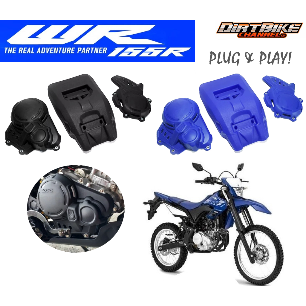 MESIN YAMAHA WR 155 WR155 Engine Magnet Block Cover Engine Protector ...