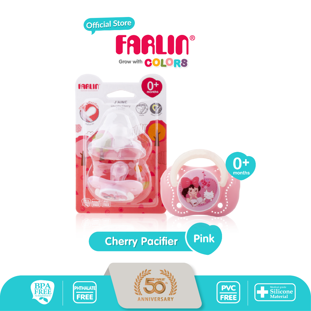 Farlin Chuchu Cherry Pacifier 0m+ / Baby Pacifier | Shopee Philippines